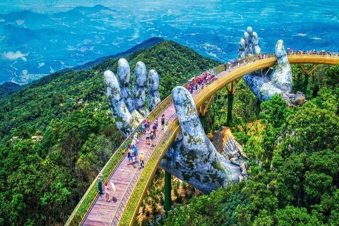 Marble Mountain - Golden Bridge - Ba Na Hills Full Day Private Tour - Afternoon Adventures and Cultural Highlights