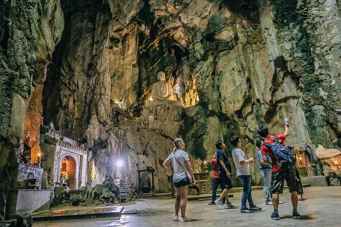 Marble Mountains Am Phu Cave and Monkey Mountain Sunset Tour - The Itinerary in Detail