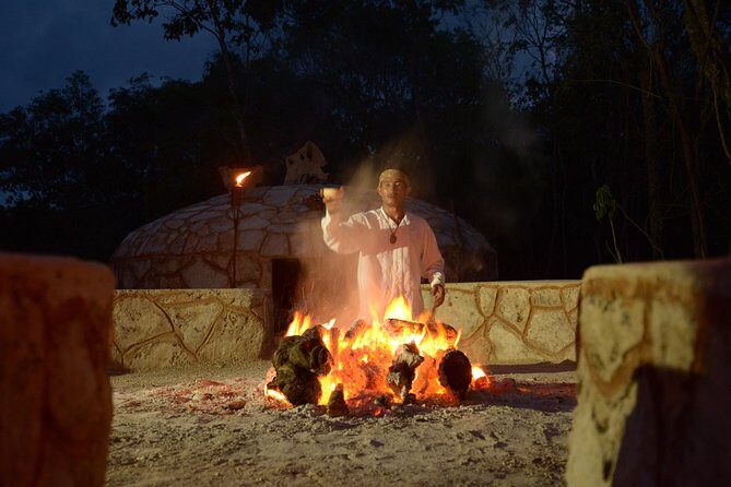 Maya Temazcal Night Ceremony from Cancun with Cenote Swim and Dinner - Making and Tasting Maya Cuisine: A Hands-on Dinner