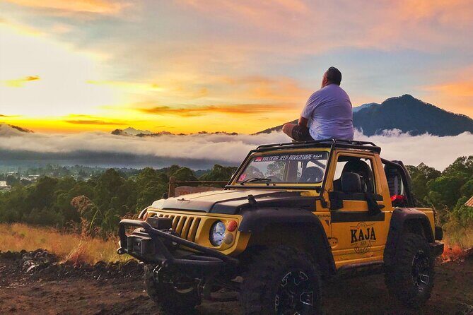 Mount Batur Jeep Sunrise Tour (Private & Breakfast at Restaurant) - Scenic Highlights: Black Sand, Lava, and Pines