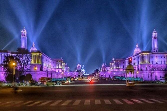 New Delhi Night City Tour - Rajpath and the Lotus Temple: Panoramic and Passing Views