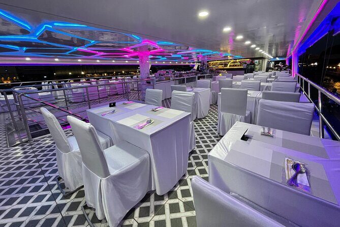 Night River Cruise with Wine on the Chao Phraya - The Stops and Sights