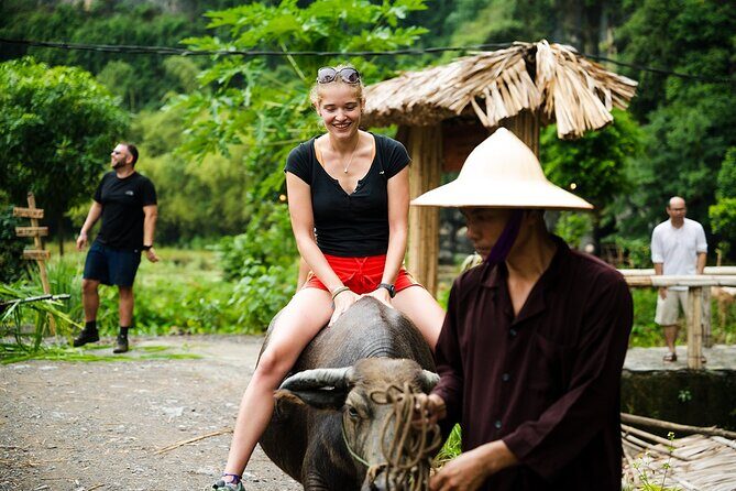 Ninh Binh eco group tour - Buffalo riding, rice planting, fishing - The Landscape and Cultural Highlights