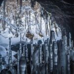 Noboribetsu: Snowshoe trip to Ice Caves - The Inside of the Ice Cave