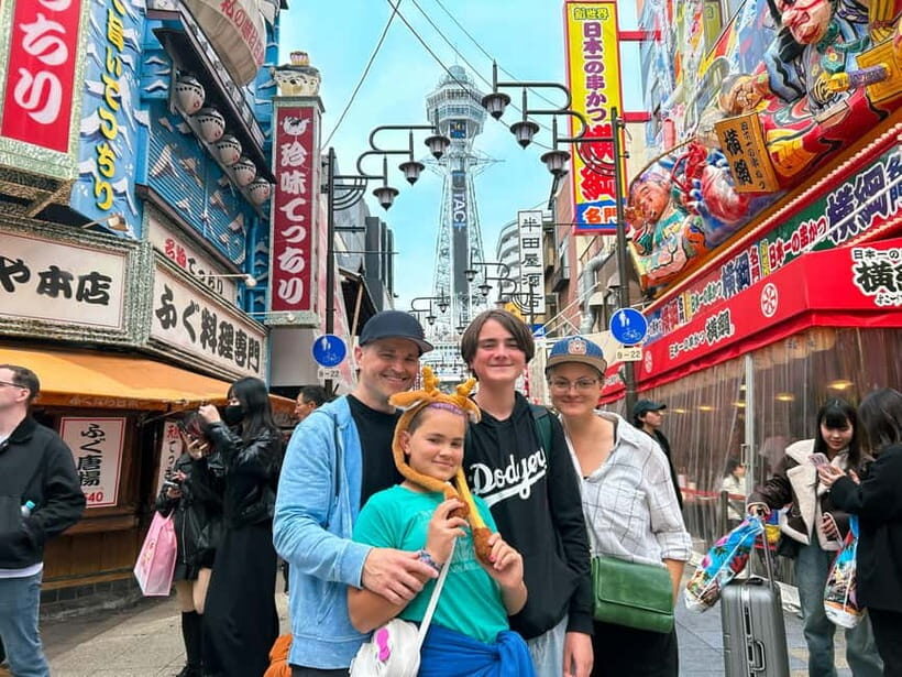 Osaka Morning Tour: Shitennoji Temple, Shinsekai &Doutonbori - The Vibrant Streets of Shinsekai