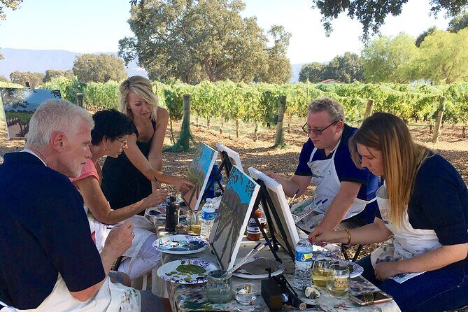 Paint in the Vineyard with Estate Wine Tasting - An In-Depth Look at the Paint & Sip Experience in Santa Barbara