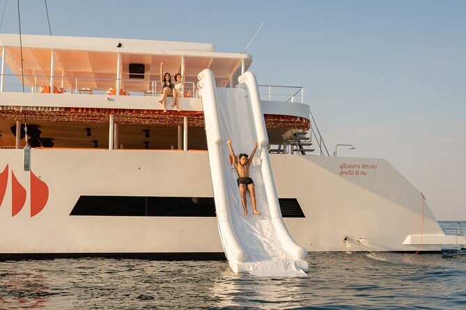 Pattaya: 3 Island-Hopping Full-Day Party Catamaran Cruise - The Vibe and Atmosphere