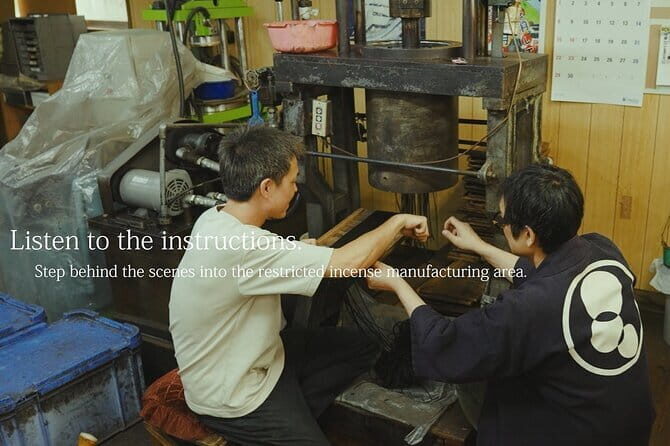 Premium Incense Artisan Experience. Japan hyogo kobe awaji island - The Value of the Experience