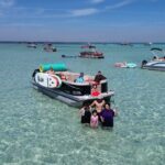 Private Crab Island Charter with Inflatables - Navigating to Crab Island