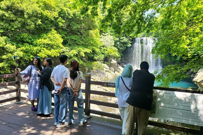 Private Tour Cheonjeyeon Falls & Spirited Garden in Jeju Island - Taking in Korean Culture at Osulloc Green Tea Museum