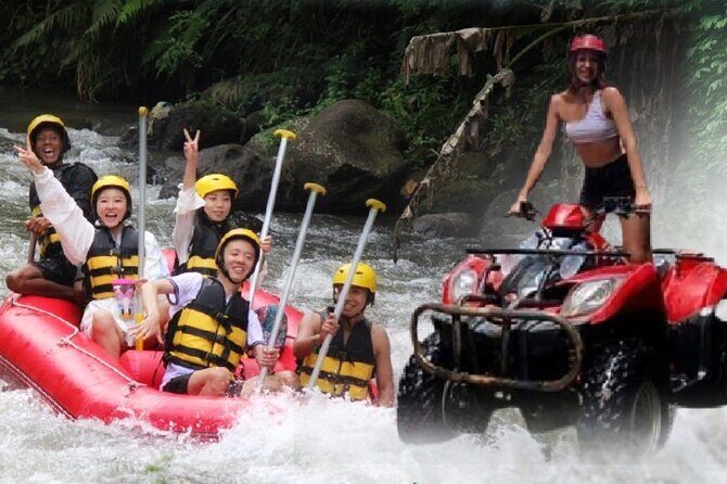 Quad Bike ATV Ride Through Cave and Rafting Adventure With Private Transport - White-Water Rafting: Splash and Scenic Views