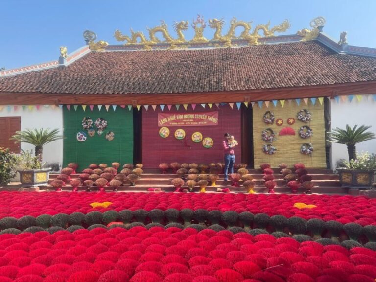 Quang Phu Cau Incense-Trang An-Mua Cave 1 Day Private tour - The Scenic Drive to Ninh Binh