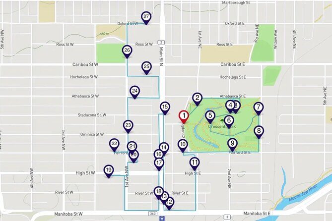 Sights of Moose Jaw Smartphone Audio Walking Tour - The Itinerary: A Street-by-Street Breakdown