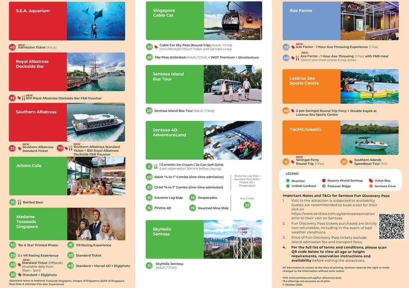 Singapore: Fun Discovery Pass Sentosa - A Breakdown of Key Attractions and Experiences