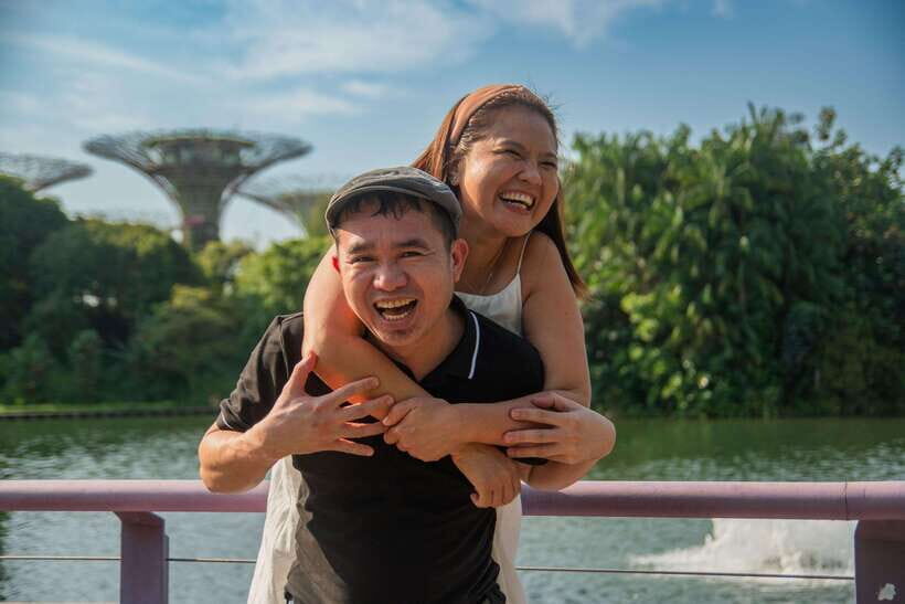 Singapore: Professional photoshoot at Gardens by the Bay - The Value of Professional Photos in Your Travel Memory Arsenal