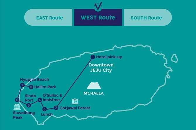 Small Group Day Tour in West Jeju Healing Island - Tea & Skincare at Osulloc Tea Museum