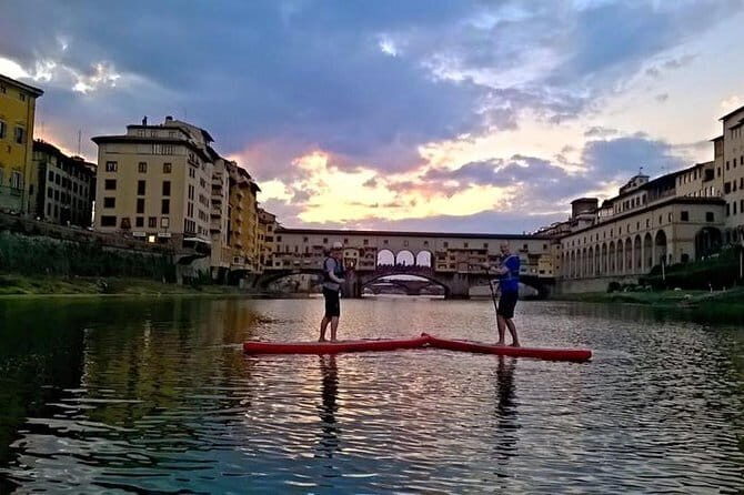 SUP at Ponte Vecchio with a Floating Drink - Florence Paddleboarding - The Itinerary: From Land to Water and Beyond