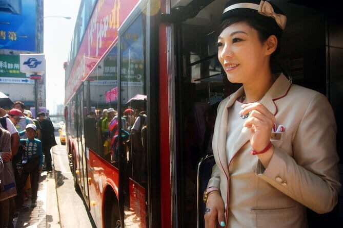 Taipei Sightseeing Hop On Hop Off Open Top Bus 4 hour Pass - Key Points