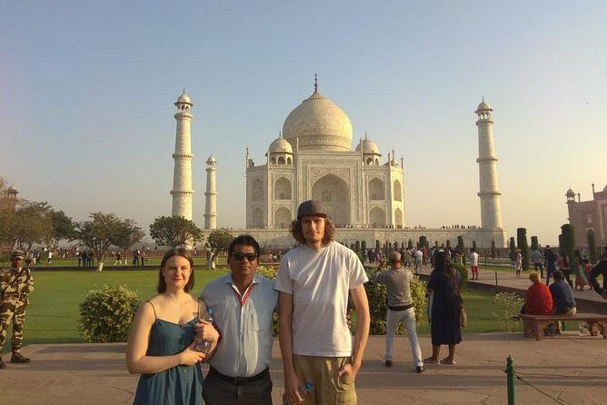 Taj Mahal and Agra Tour By India's Fastest Train - First Stop: The Taj Mahal