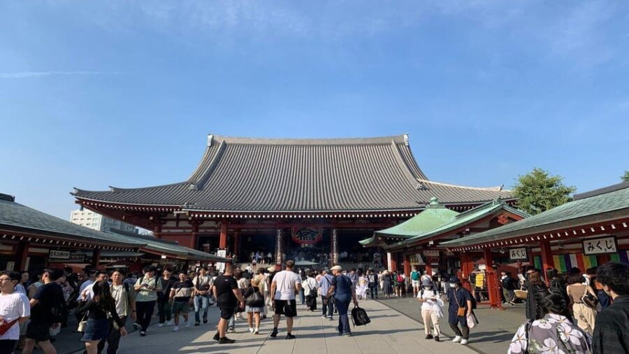 Tokyo Asakusa & Senso-Ji Walking tour With A Guide - Exploring Senso-ji Temple and Kaminarimon Gate