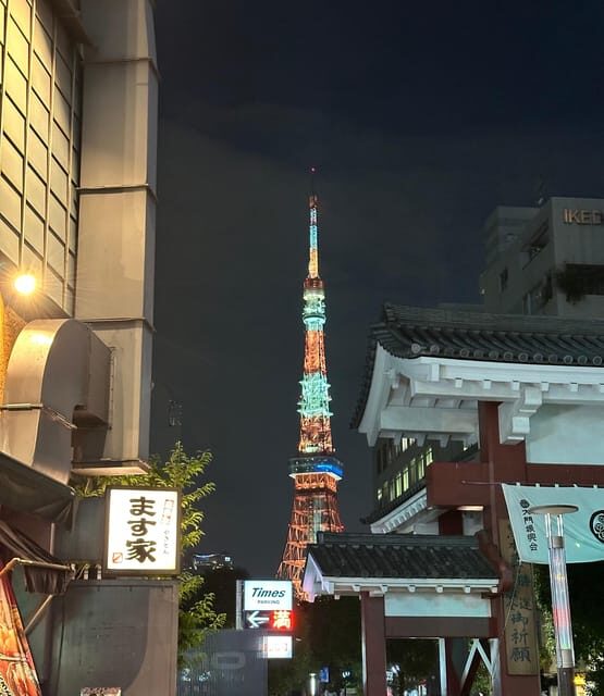 Tokyo: Private Tokyo Tower and Night Food Tour 6pm - Breaking Down the Itinerary