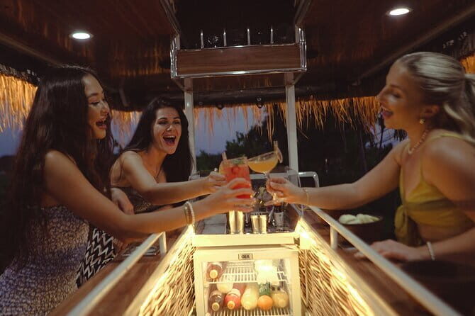 Ubud Sunset Mixology Tour by TikiBus - The Route and Sightseeing Highlights
