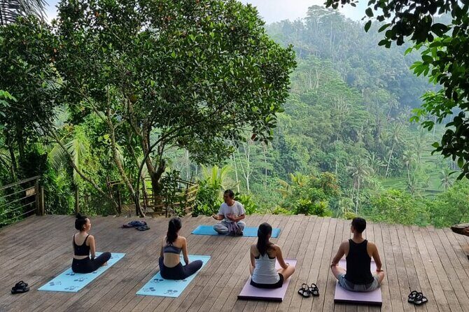 Ubud yoga, rice terrace walk and floating Breakfast tour - Authenticity & Value