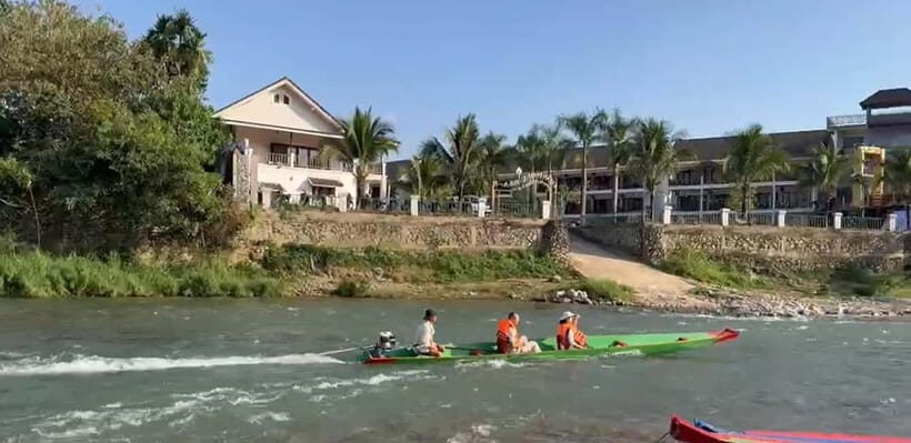 Vang vieng: Longtail boat&Paragliding & hotel pick-up - What to Expect from the Tour