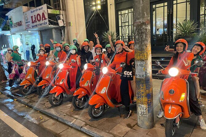 Vespa Female Ao Dai riders Night Street Food + Train Street Tour - Why This Tour Offers Great Value