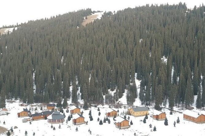 View to Khan Tengri peak, Charyn canyons and spruce forest - Thinking About the Cost and Overall Value