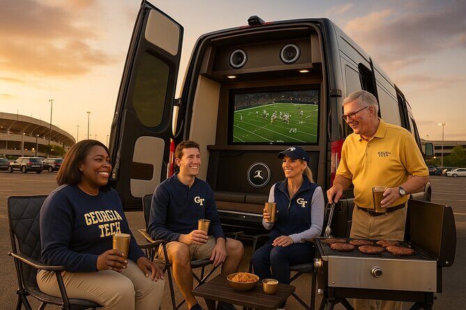 VIP Gameday Tailgate in a Maybach Sprinter Van - What’s Included