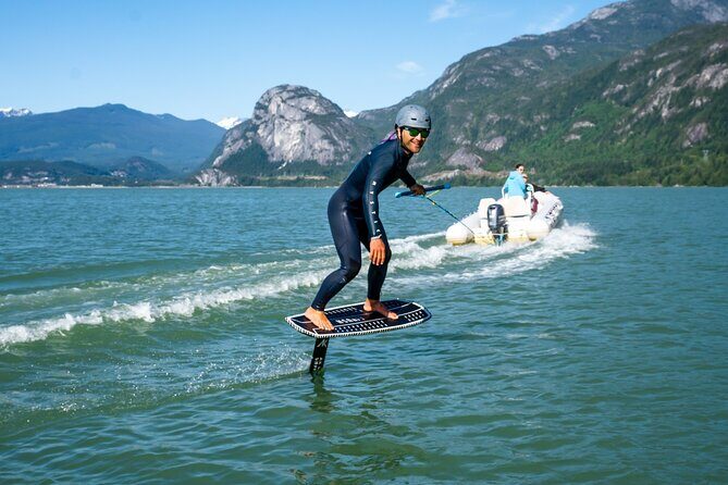 Wakeboarding and Foiling Adventure in Howe Sound - Learning Curve and Experience Level