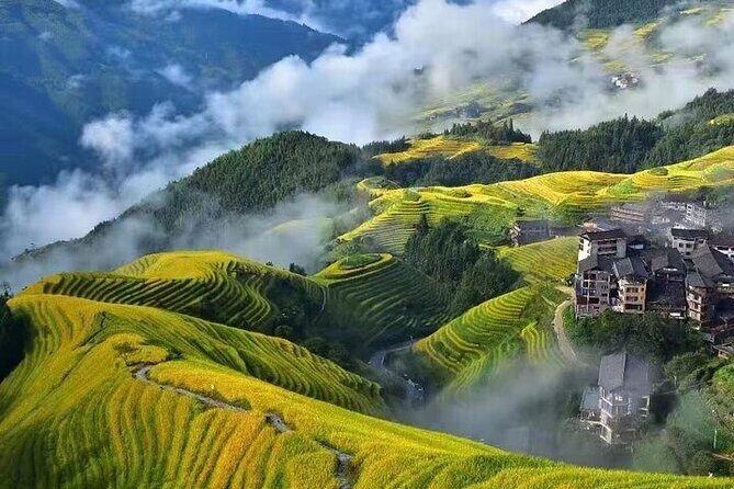 1-DAY Private Longji Rice Terraces and Minority Villages Tour - First Stop: Huang Luo Yao Minority Village
