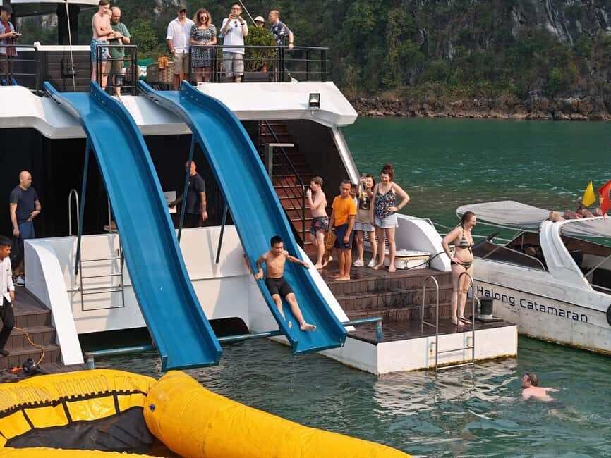 5-Star Ha Long & Lan Ha Day Cruise with Waterslide & Lunch - The Itinerary: Breaking It Down