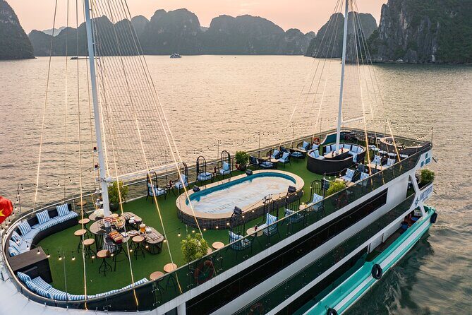 Amethyst 5 Star Cruise Luxury Halong 1 Day Trip From Harbor - Food, Comfort, and Extras