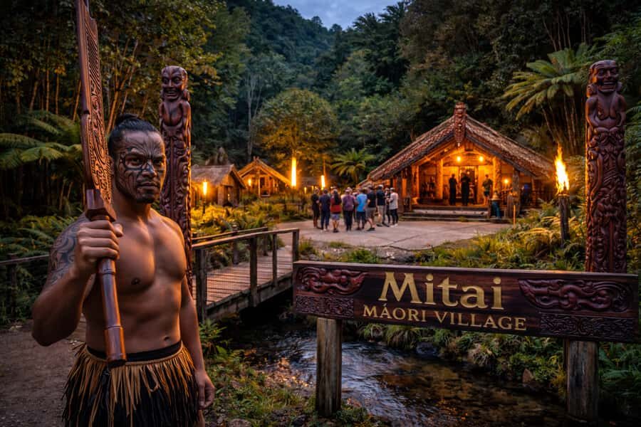 Auckland: Rotorua Mitai Mori Village & Wai-O-Tapu Tour - Transportation & Group Size