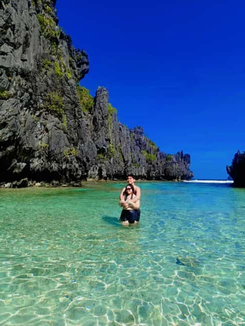 El Nido Tour C: Explore Hidden & Secret Beach Adventure - Helicopter Island: The First Stop