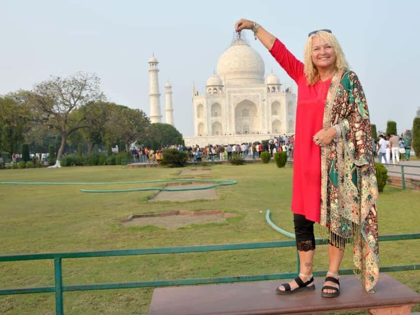 From Delhi: Taj Mahal & Agra Tour by Gatimaan Express Train - First Stop: The Taj Mahal — A UNESCO World Heritage Site