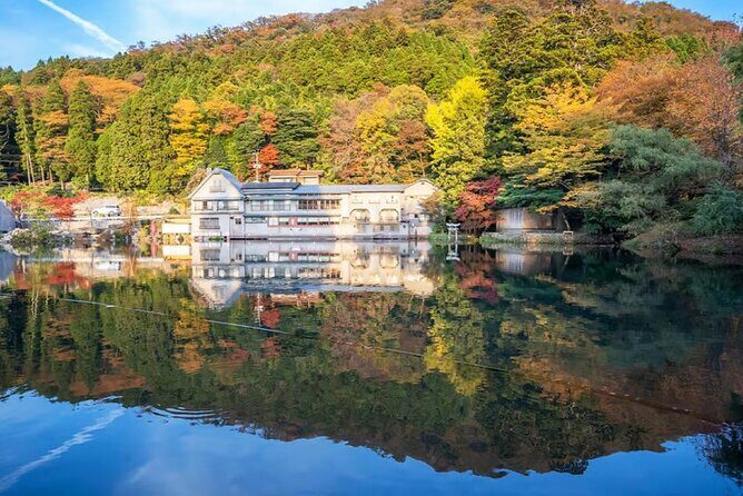 Fukuoka Kyushu Dazaifu, Nyoirin-ji Temple and Yufuin Day Tour - Yufuin: Scenic Town and Hot Spring Paradise