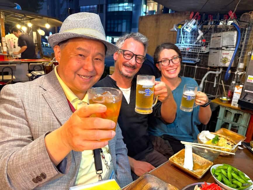 Fukuoka: Tenjin Area Drink & Food Tour with Local Guide - Itinerary Breakdown