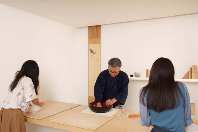 Japanese Soba Noodle Making Experience & Workshop in Kyoto