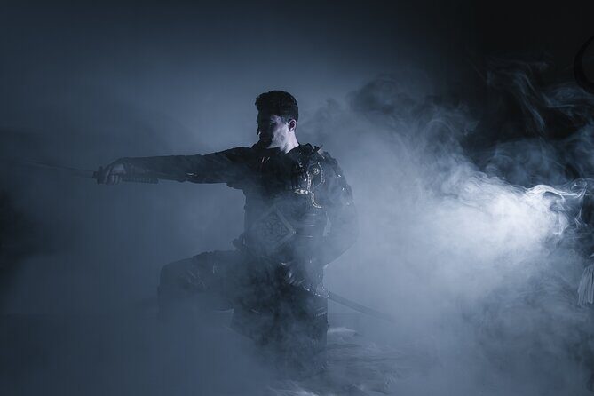 Kyoto Samurai Armor Experience with Movie & Photo Shooting - Samurai Photos and Projection Mapping