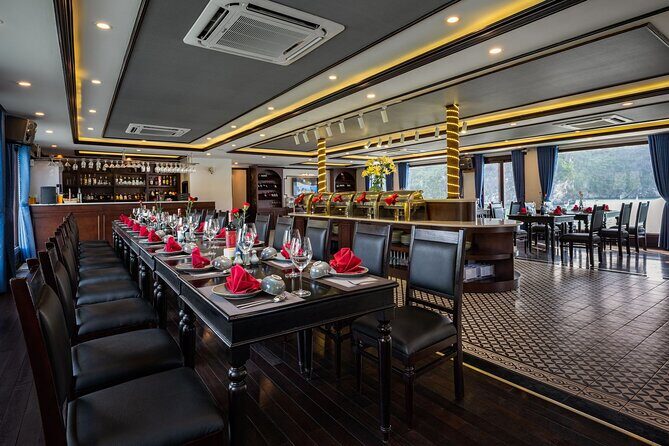 2 Days Le Journey Elegance 5 Star Cruise in Halong and Lan Ha Bay - Day 1: A Feast for the Senses