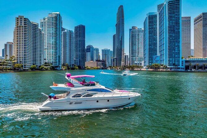 60ft Luxury Pink Charter Pink Yacht Rental In Miami - The Route Breakdown and What to Expect
