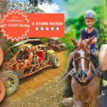 7 TOURS in 1 Day: Zipline Chairlift ATV Horseback Punta Cana - Horseback Riding and River Dip