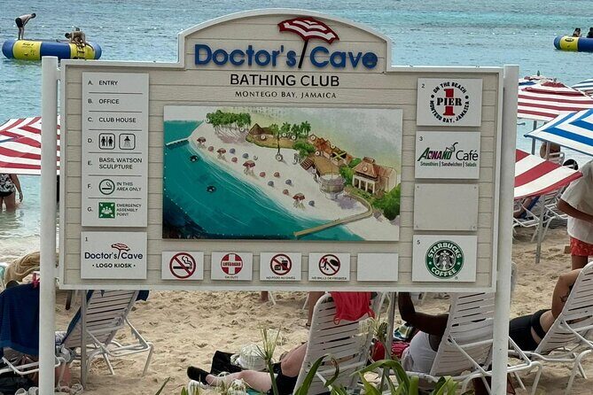 A day at the Beach at Doctor's Cave- Montego Bay with pickup - What to Expect on Your Day at Doctors Cave Beach