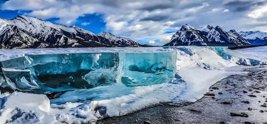 Abraham IceBubble/Sunwapta Falls, Snowshoeing Bow & Peyto - Scenic Drive Along Icefield Parkway