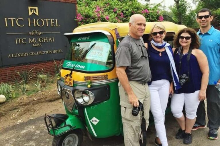 Agra Tuk-Tuk Day Tour: Taj Mahal, Agra Fort & Local Markets - Transportation and Guide Experience