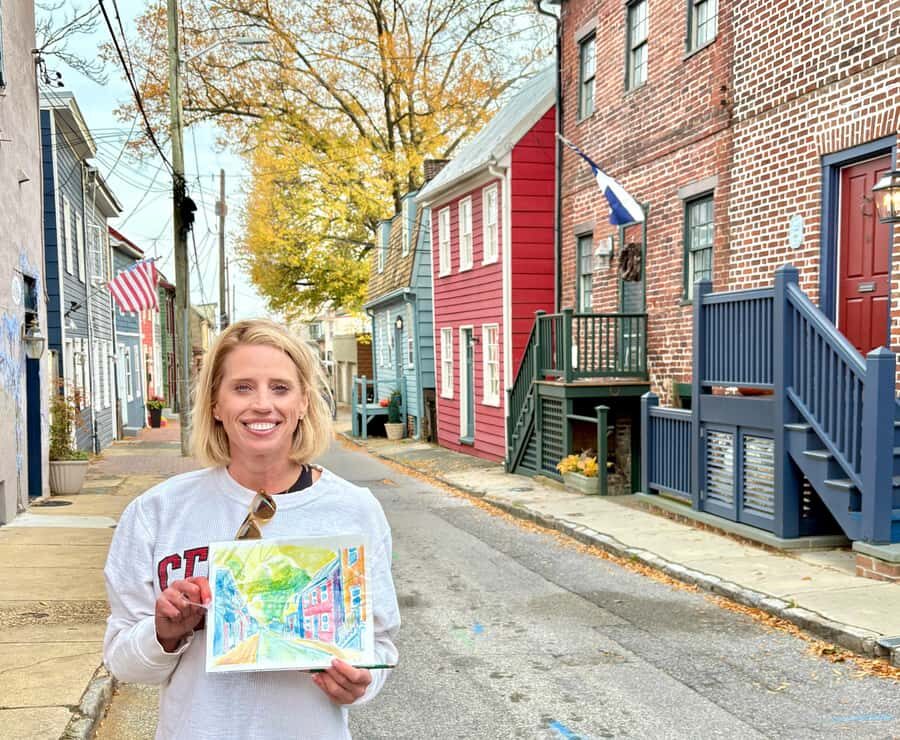 Annapolis: Outdoor Urban Sketching & Painting Class - What to Expect During the Class