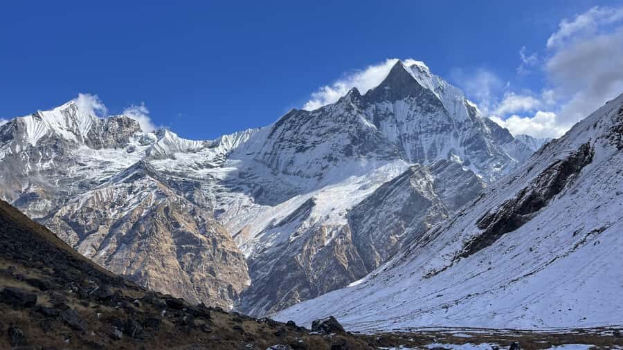 Annapurna Base Camp Trek with Helicopter Return  8 Days - Starting in Kathmandu: The Gateway to the Himalayas